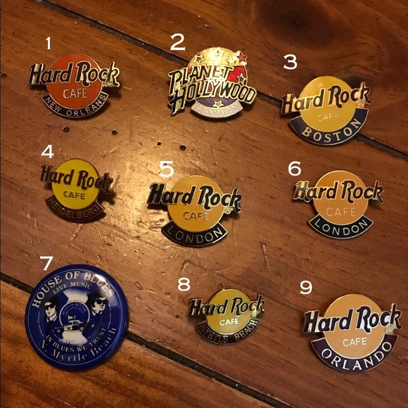 Hard Rock Cafe | Jewelry | Hard Rock Cafe Pins | Poshmark